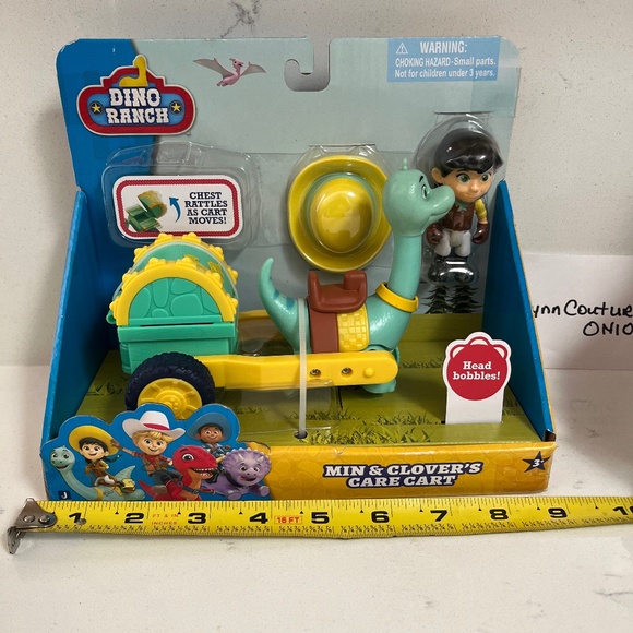 Dino Ranch | Toys | New Dino Rancher Min Clover Care Cart Age3rattle ...